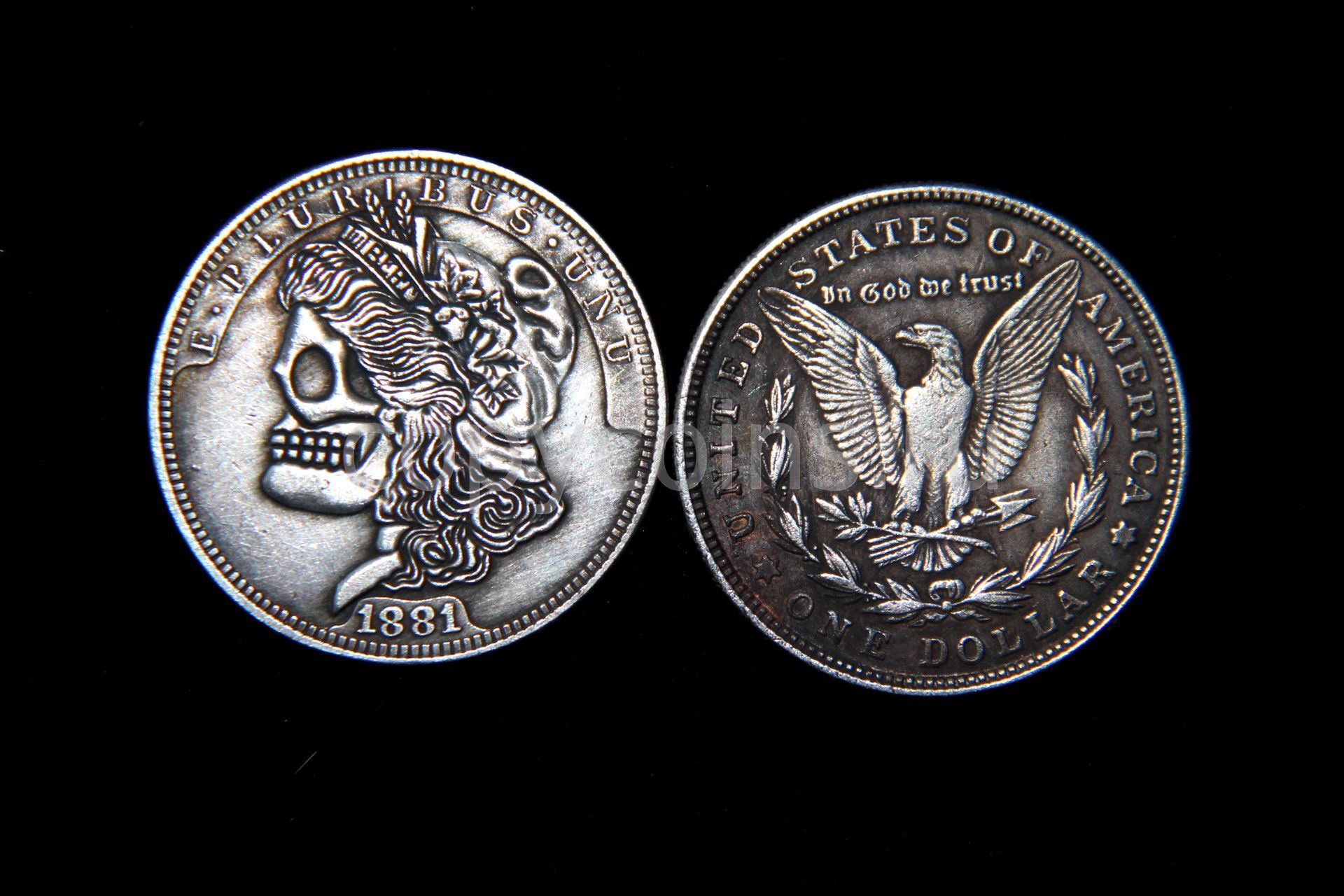 1 доллар 1881 года сувенирная монета